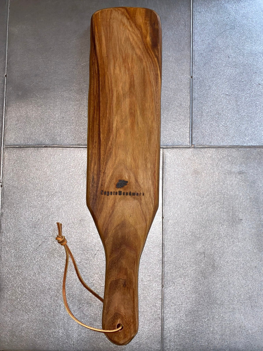 Large Wooden Paddle - Canary Wood - Lilith’s Way – The Montrose Forge