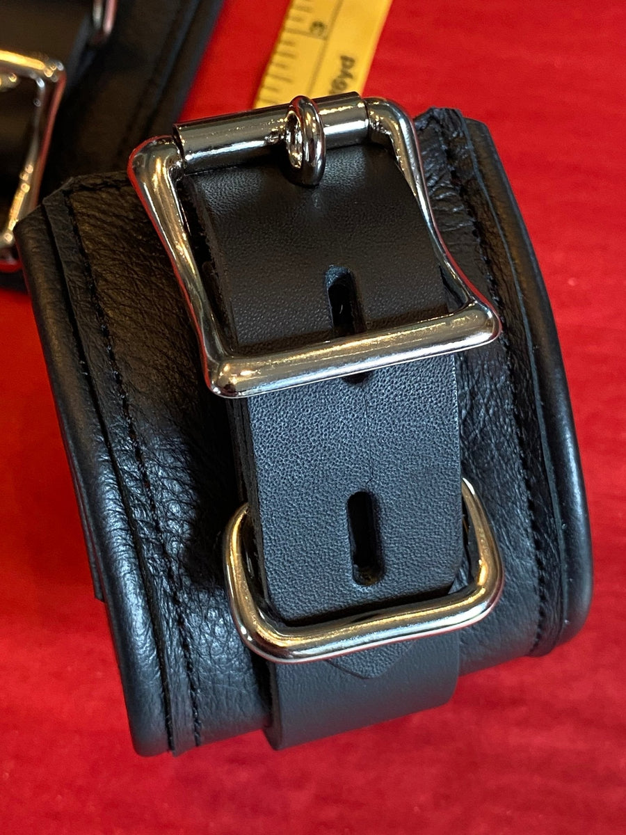 Locking Buckle Ring Ankle Restraints - Black - Lilith’s Way – The ...