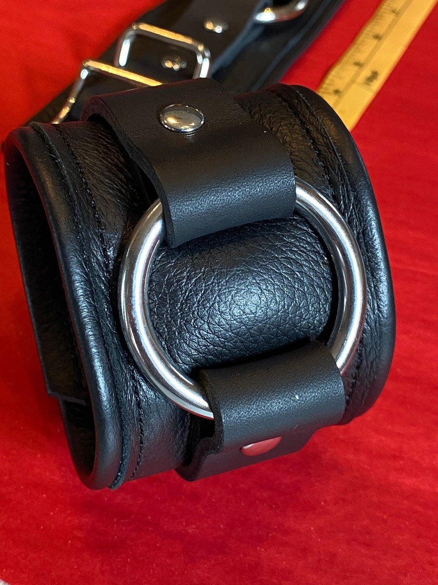 Locking Buckle Ring Wrist Restraints - Black - Lilith’s Way – The ...
