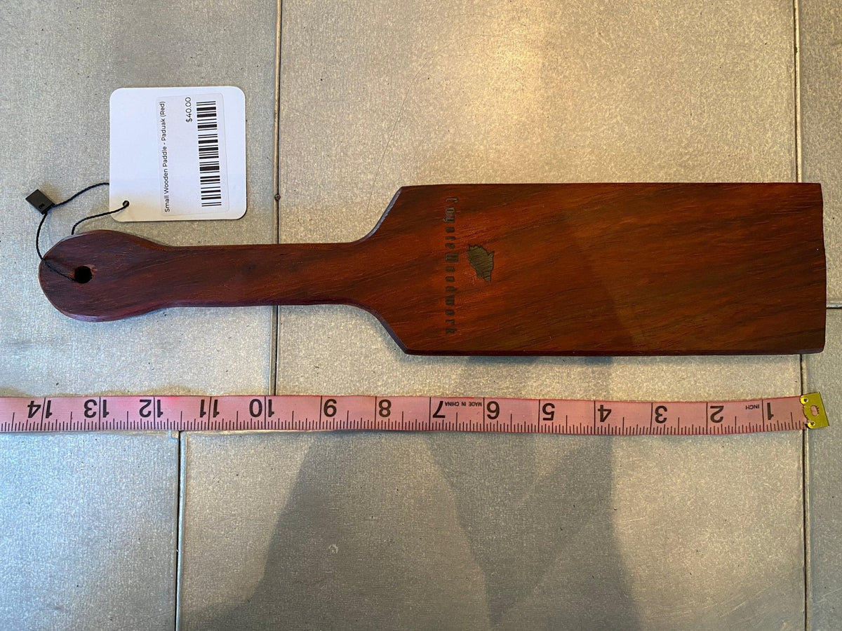 Small Wooden Paddle - Paduak (Red) - Lilith’s Way – The Montrose Forge